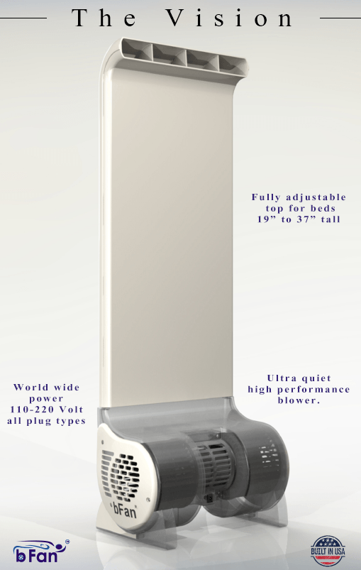 bFan: A Fan Just For Your Bed - Legit Gifts