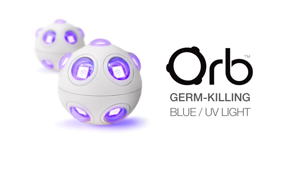 Orb - The World's First Germ-Killing Blue/UV Light Ball - Legit Gifts