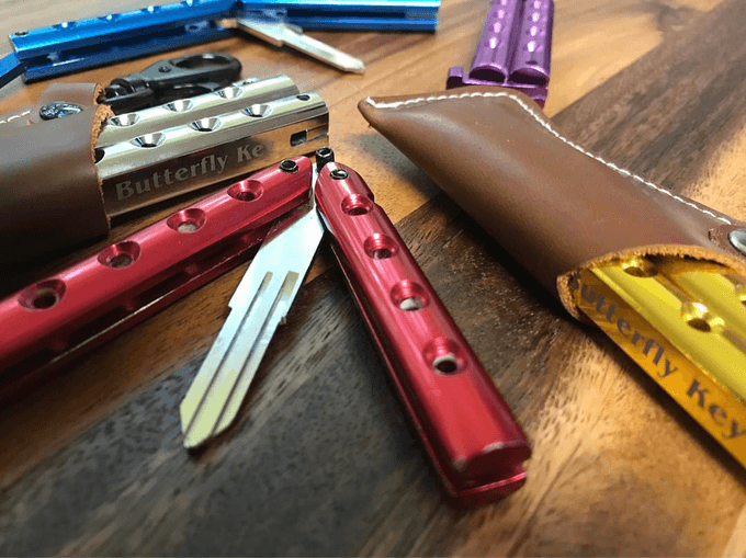Butterfly Key - Butterfly Knife Style Key Blanks - Legit Gifts