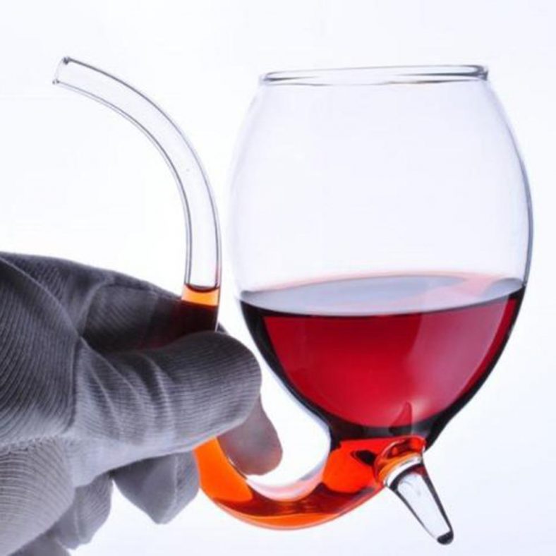 Vampire Wine Glass Lets You Sip With Ease - Legit Gifts