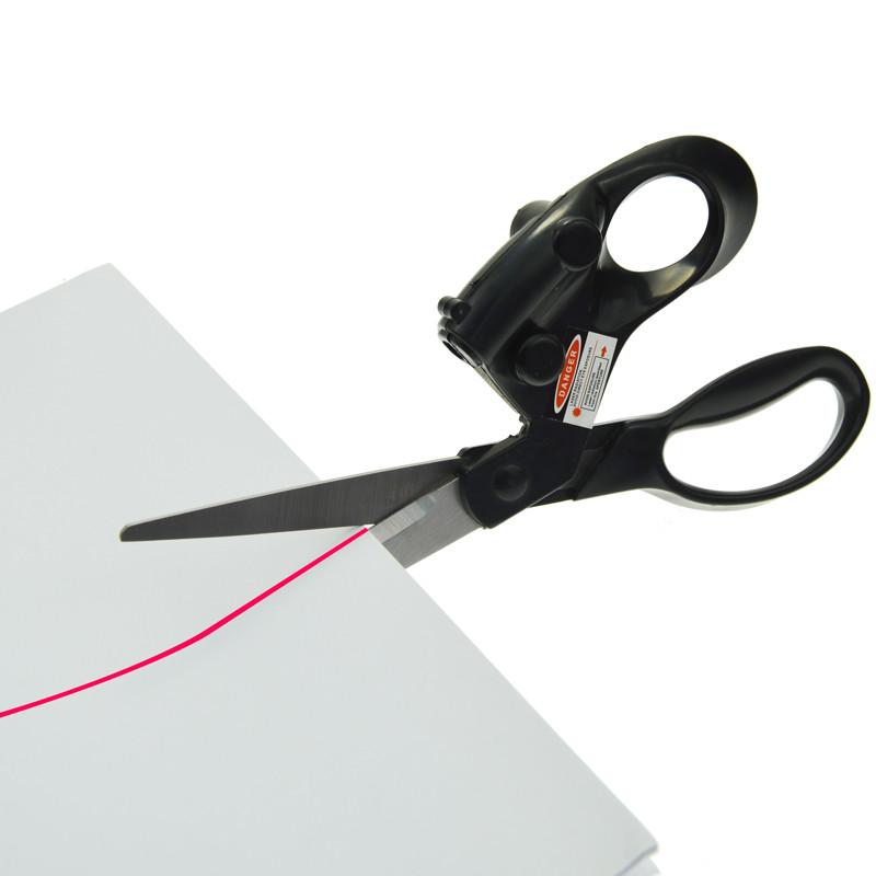 Laser Guided Scissors Help You Cut Perfectly Straight Lines - Legit Gifts