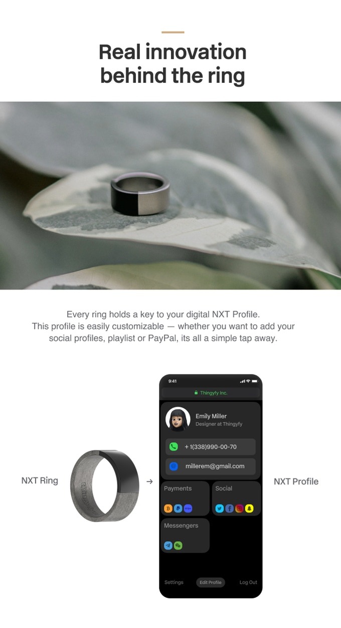 NXT Ring: The Ring That Lets You Access the World in Just a Tap - Legit ...