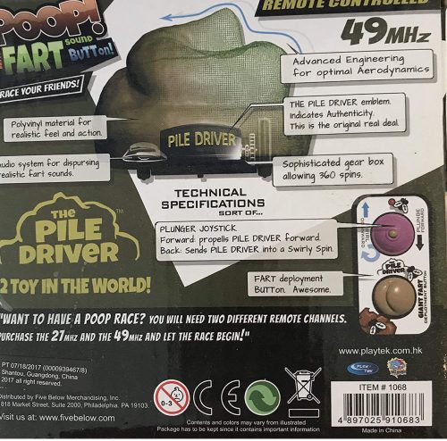 Pile Driver Remote Control Poop Car: The Best Gag Gift - Legit Gifts